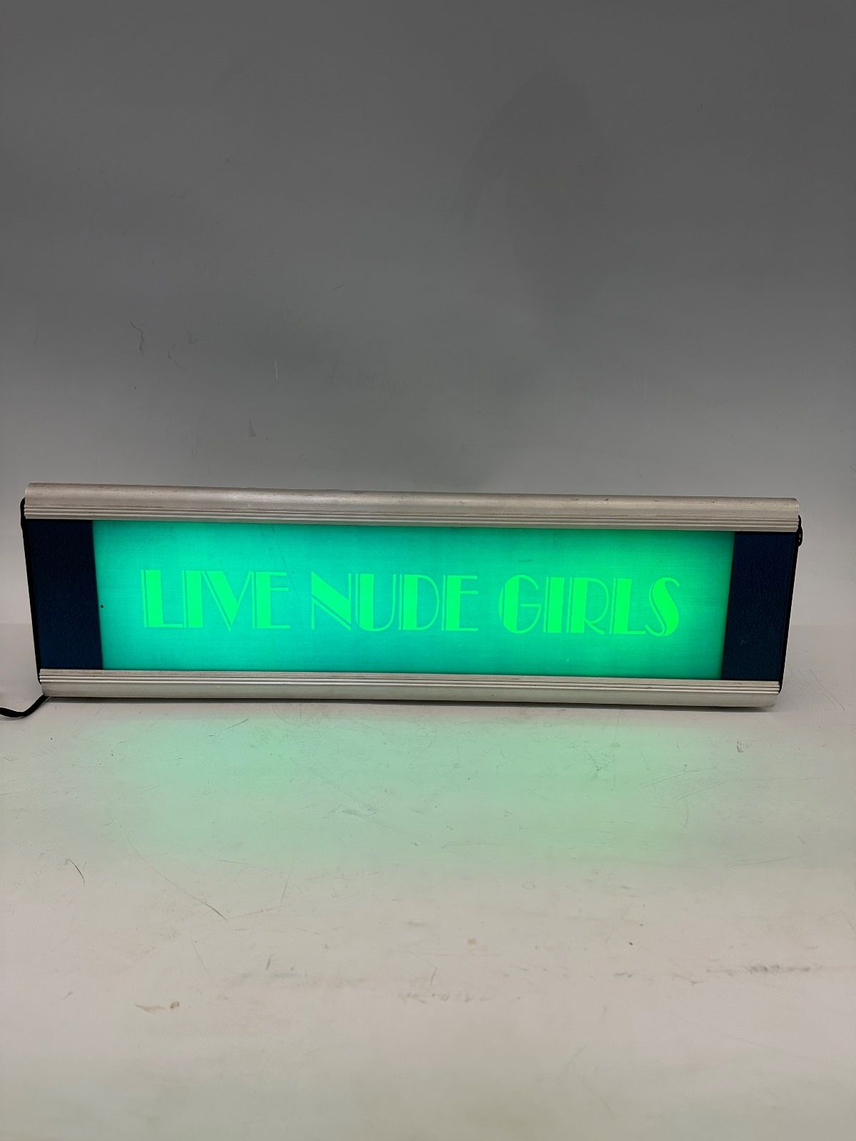 Lot Detail Live Nude Girls Light Up Advertising Sign